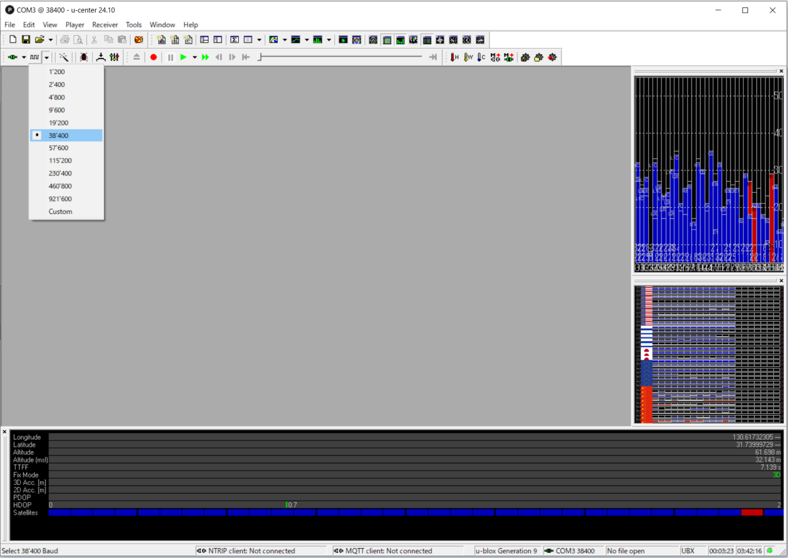 RTK アプリのための受信機の設定 - clas.jp